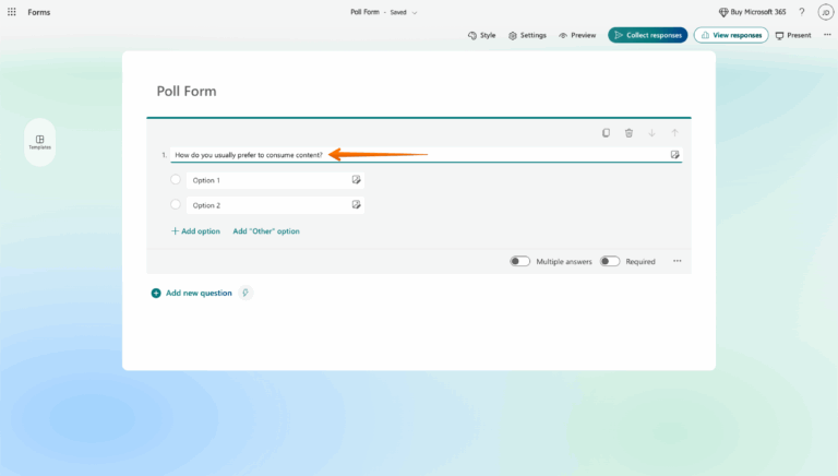 How to create a poll in Microsoft Forms | The Jotform Blog