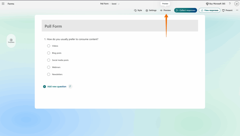 How to create a poll in Microsoft Forms | The Jotform Blog