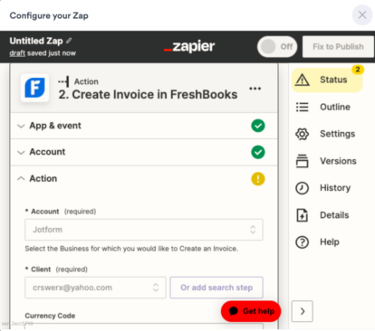 Create Invoices from Forms Using Freshbooks Integration | The Jotform Blog