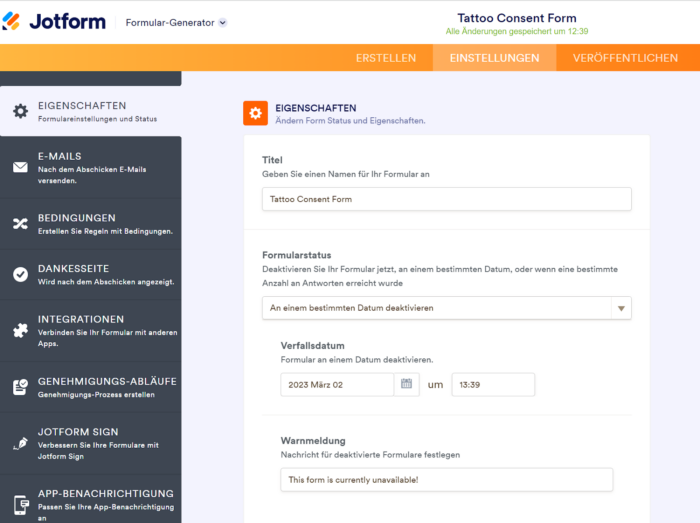 Wie Sie in Google Forms Zeitlimits festlegen | The Jotform Blog