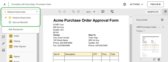 How to add fields in DocuSign | The Jotform Blog