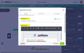 How to Set Approval Reminder Emails