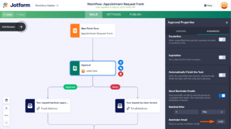 How to Set Approval Reminder Emails