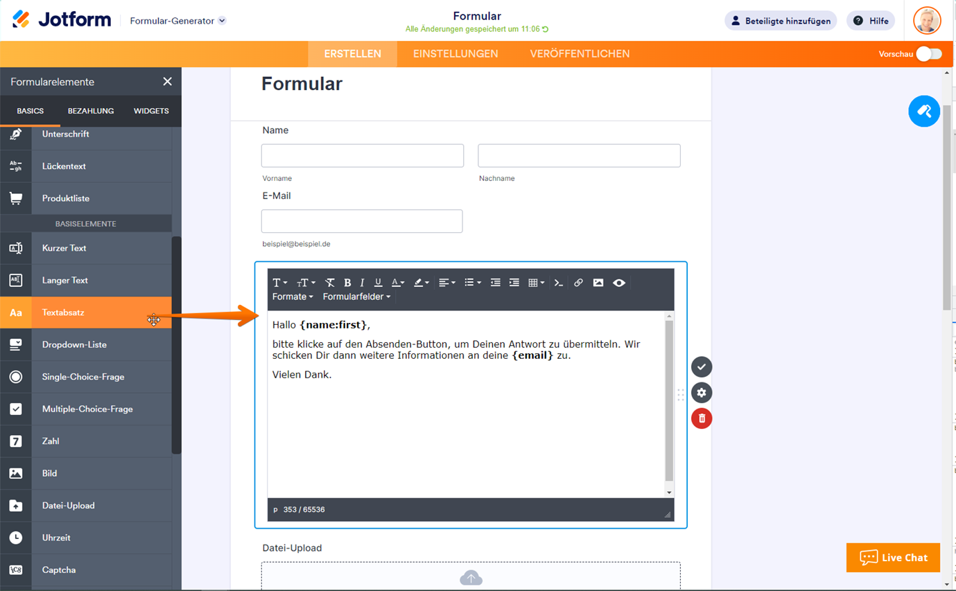 Wie Sie Feld-IDs und eindeutige Namen findet