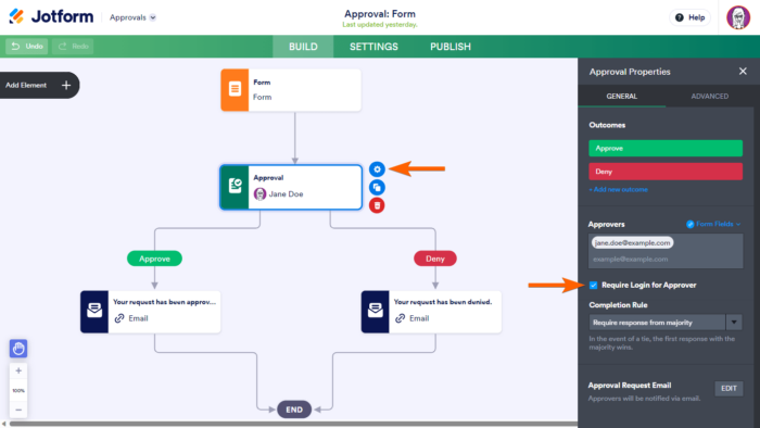 How to Enable or Disable Require Login in Approvals