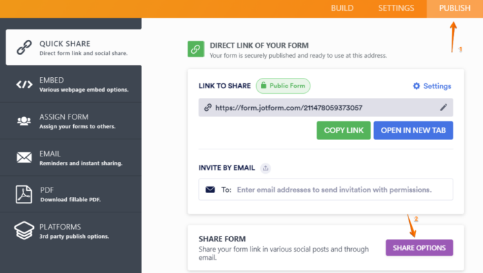 How to share Microsoft Forms on Facebook | The Jotform Blog