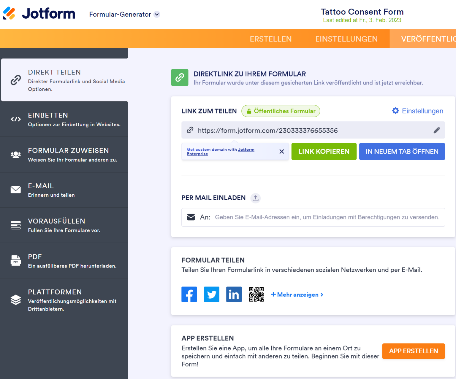 So erstellen Sie einen QR-Code für ein Google-Formular | The Jotform Blog