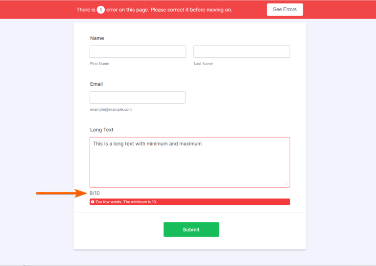 How to Set Entry Limits on Short and Long Text Fields
