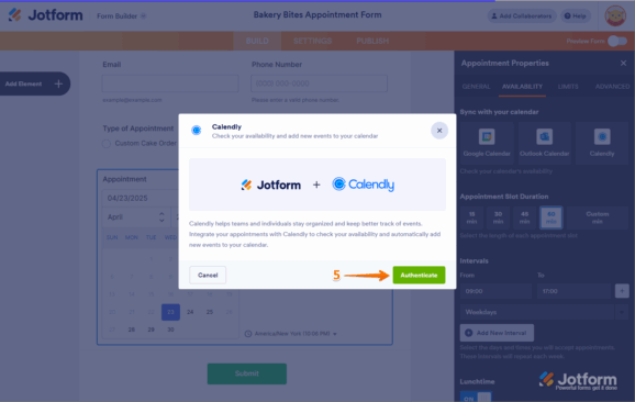 How to Integrate Your Form With Calendly