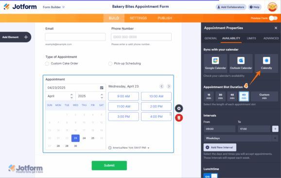 How to Integrate Your Form With Calendly