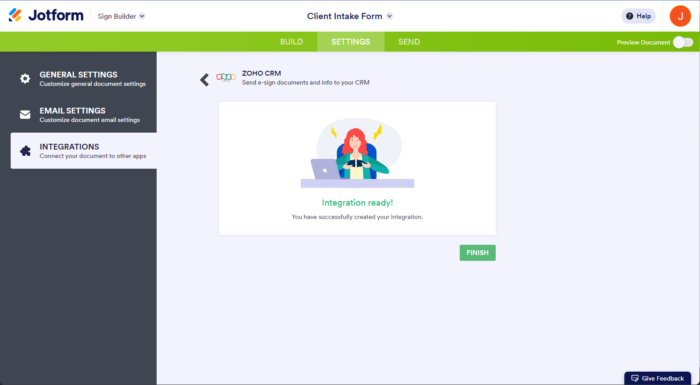How to Integrate Jotform Sign With Zoho CRM