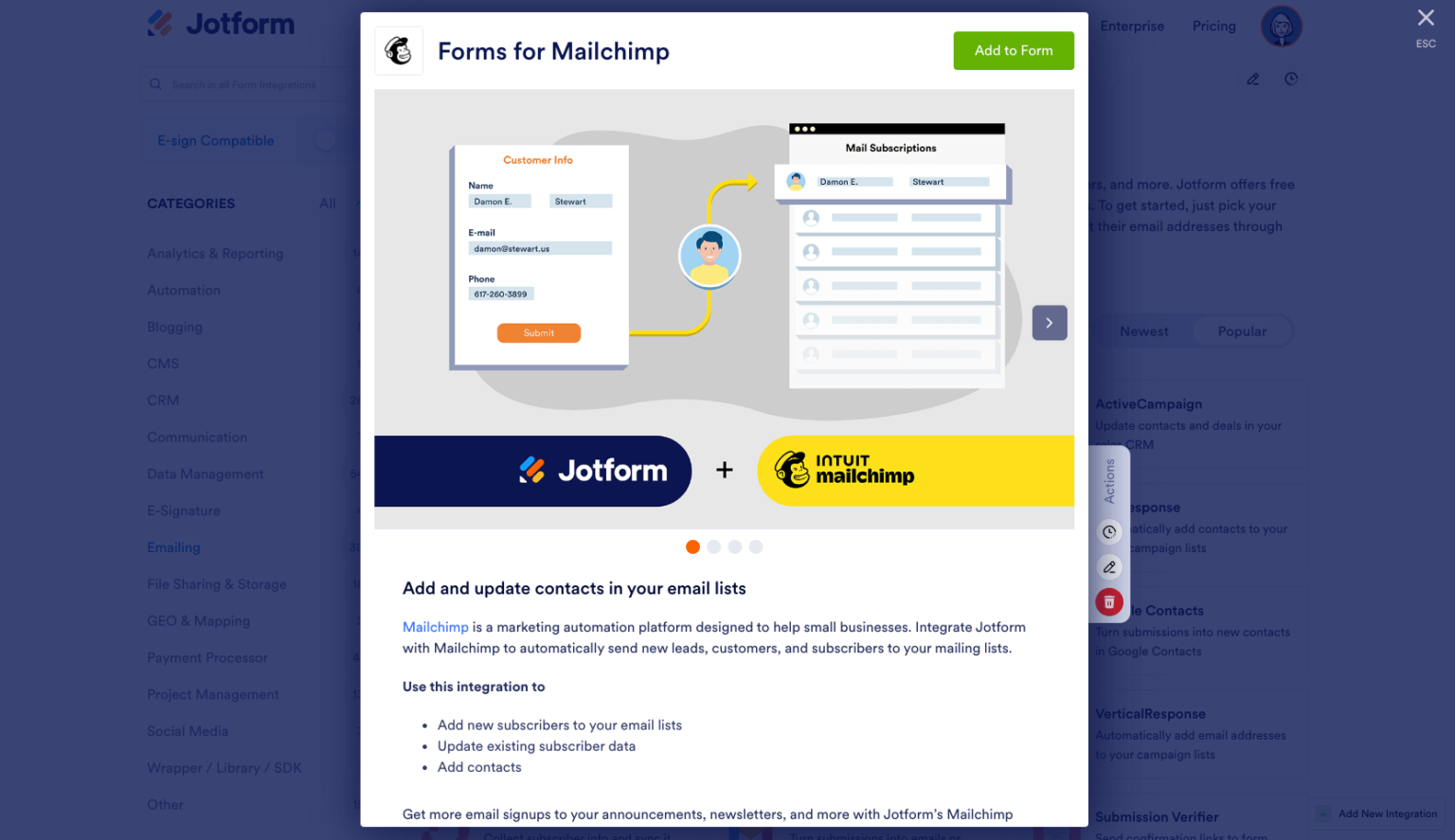 How to create an opt-in form in Mailchimp | The Jotform Blog