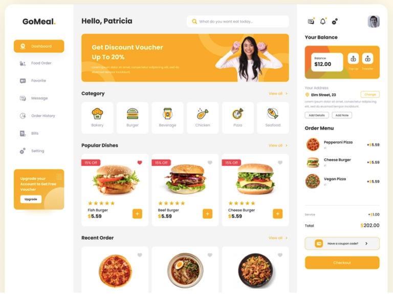 20 Free Dashboard UI Mockups: Graphs, Diagrams, Charts and Functional Widgets | The Jotform Blog