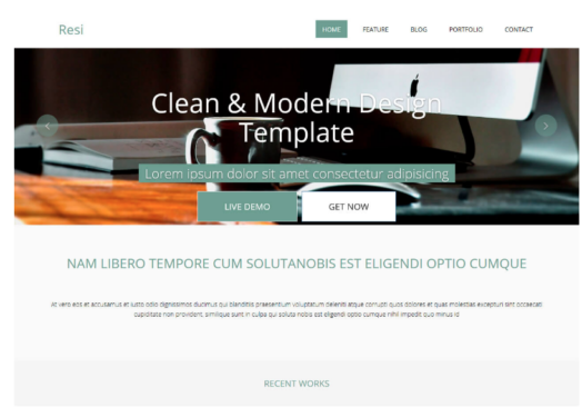 23 Fresh Free Templates in HTML/CSS and PSD: February 2015 Edition ...