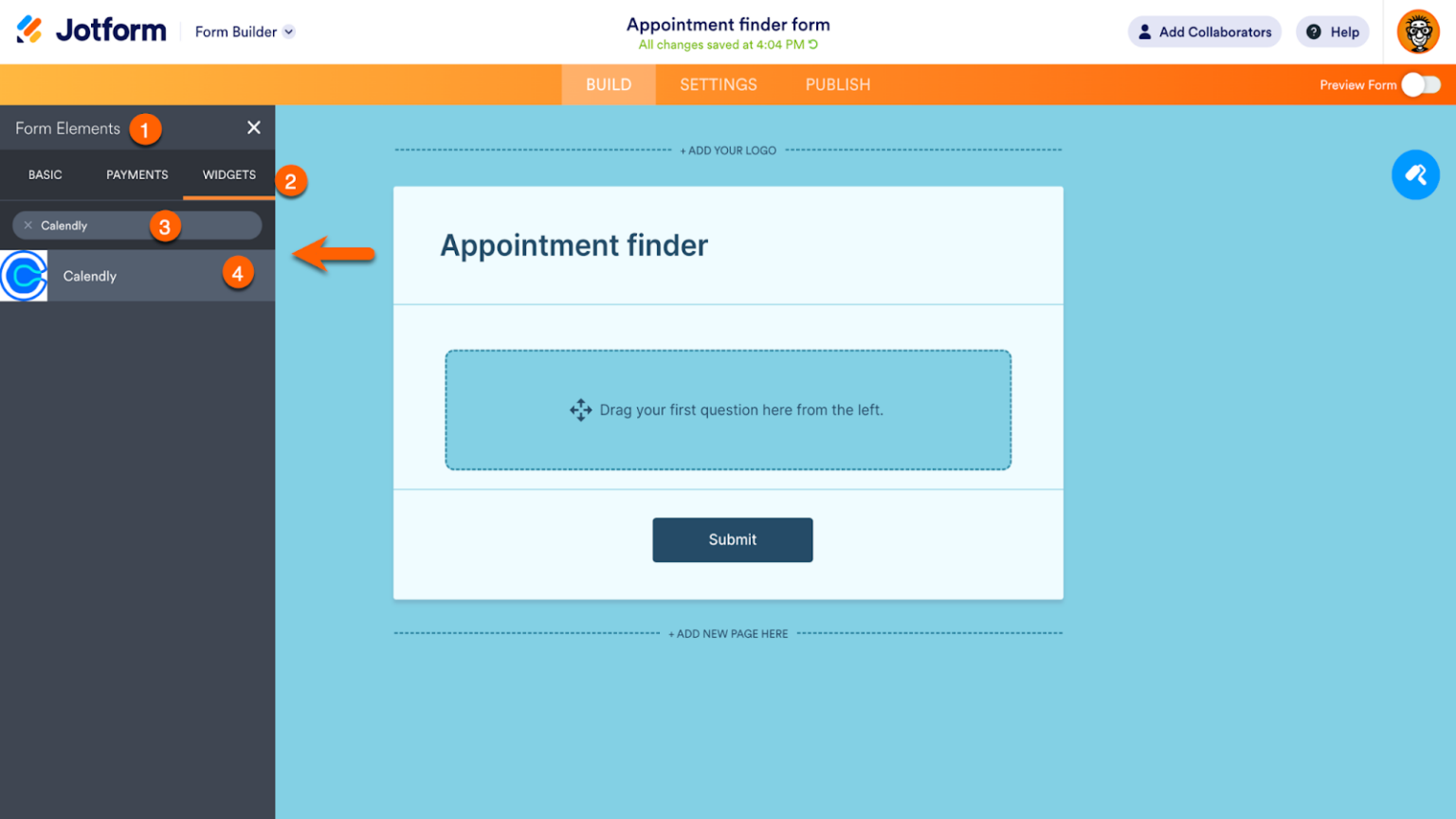Introducing streamlined scheduling with new Calendly widget | The Jotform Blog