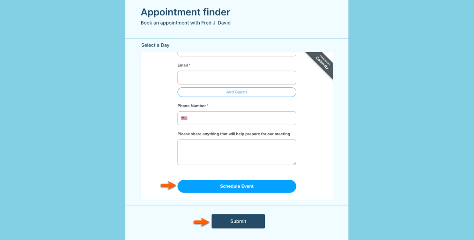 Introducing streamlined scheduling with new Calendly widget | The Jotform Blog