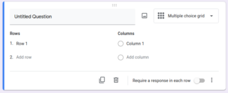 How to add a multiple-choice grid in Google Forms | The Jotform Blog