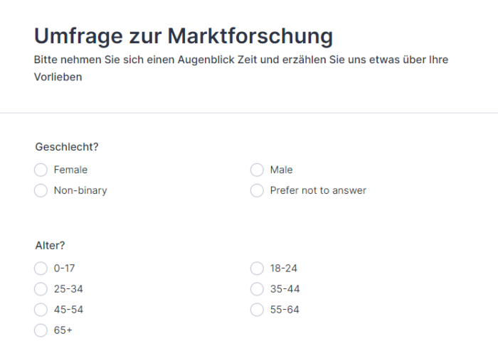 Wie man eine Umfrage erstellt