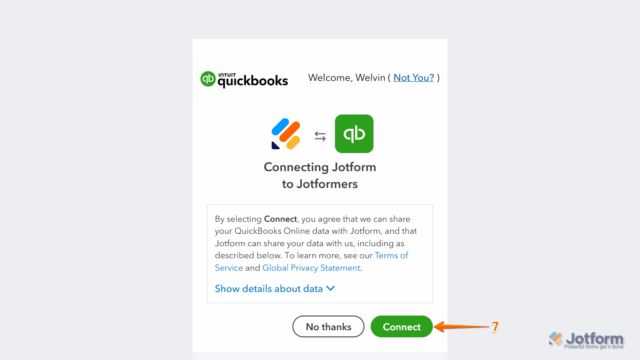 How to Create a Customer with Jotform's QuickBooks Integration