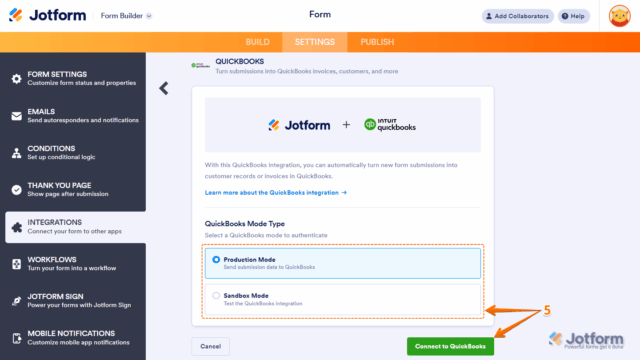 How to Create an Invoice with Jotform’s QuickBooks Integration