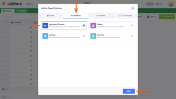 How to Get the Sum of Fields in Jotform Tables