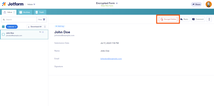 Announcing Encrypted Forms 2.0 for Jotform Enterprise | The Jotform Blog