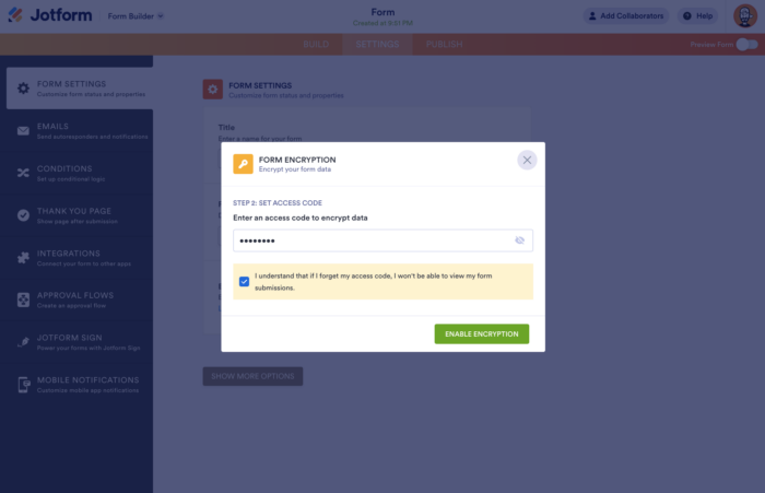 Announcing Encrypted Forms 2.0 for Jotform Enterprise | The Jotform Blog
