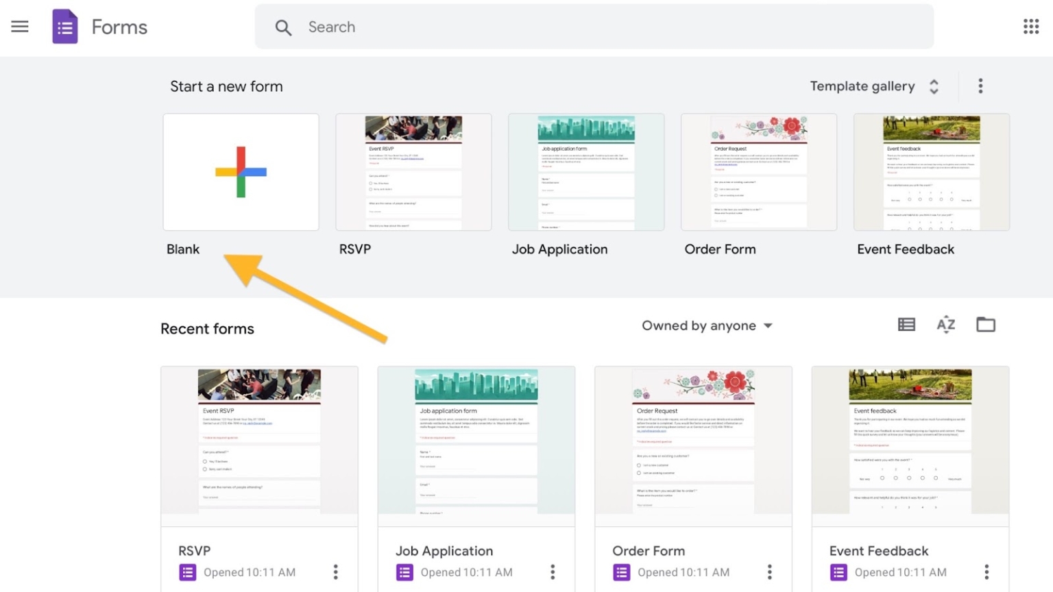 How to create a purchase order in Google Forms | The Jotform Blog