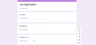 How to create a Google Forms job application | The Jotform Blog