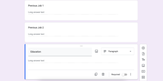 How to create a Google Forms job application | The Jotform Blog