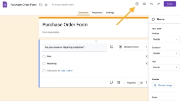 How to create a purchase order in Google Forms | The Jotform Blog