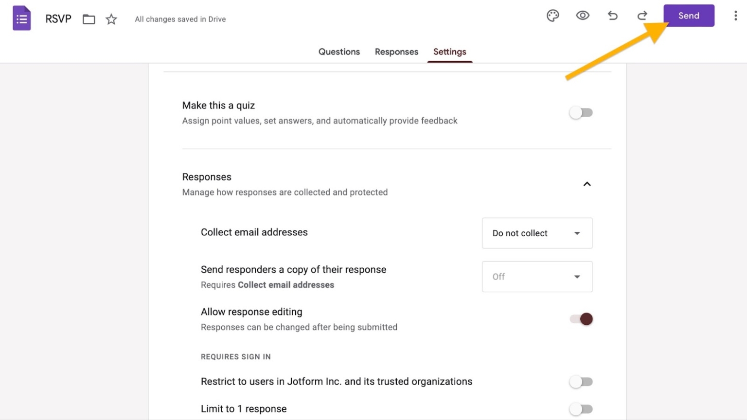 How to make a Google Form public | The Jotform Blog