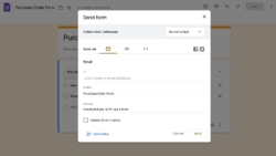How to create a purchase order in Google Forms | The Jotform Blog