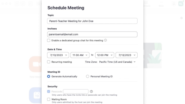 How to hold virtual parent-teacher meetings on Zoom | The Jotform Blog
