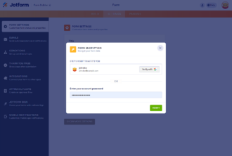 How to Enable Form Encryption