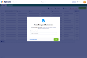 How to Enable Form Encryption