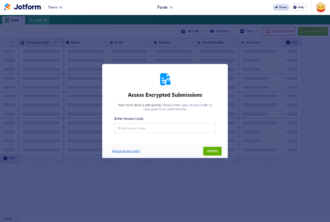 How to Enable Form Encryption