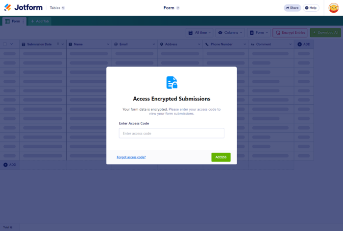 How to Enable Form Encryption