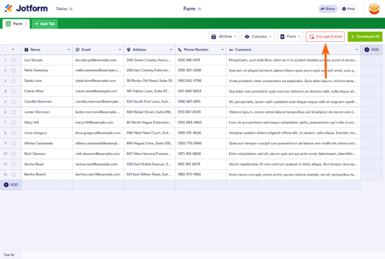 How to Enable Form Encryption