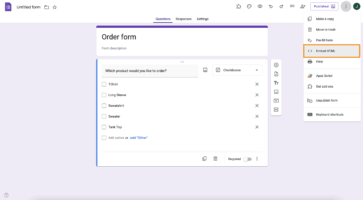 How to embed Google Forms in Wix | The Jotform Blog