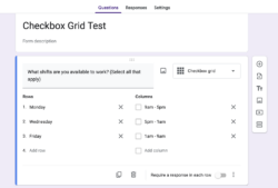 How to make a checkbox grid in Google Forms | The Jotform Blog