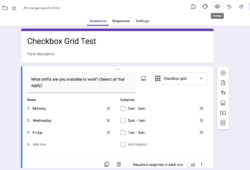 How to make a checkbox grid in Google Forms | The Jotform Blog