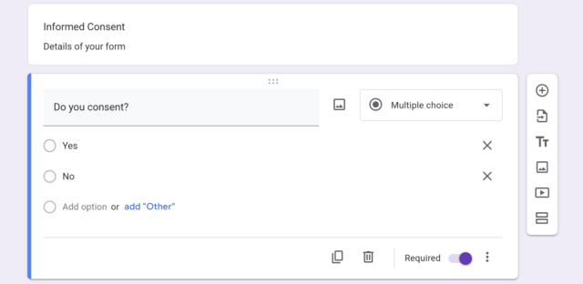 How to create a consent form in Google Forms | The Jotform Blog