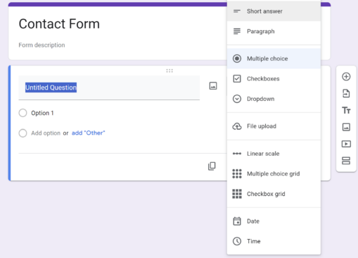 How to create a “Contact Us” Google Form for your website | The Jotform ...