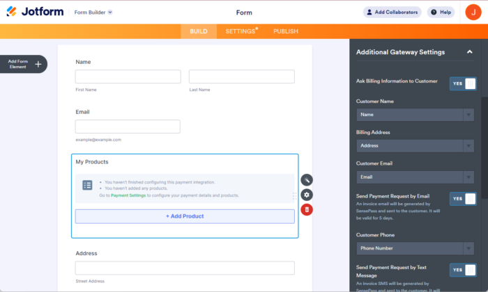 How to Integrate SensePass With Jotform