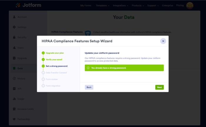 How to Enable HIPAA Compliance?