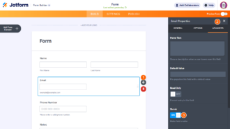 Setting Up Form Columns