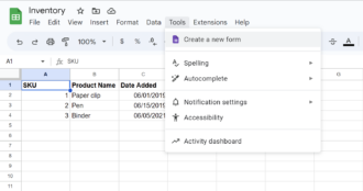 How to use Google Forms for inventory management | The Jotform Blog