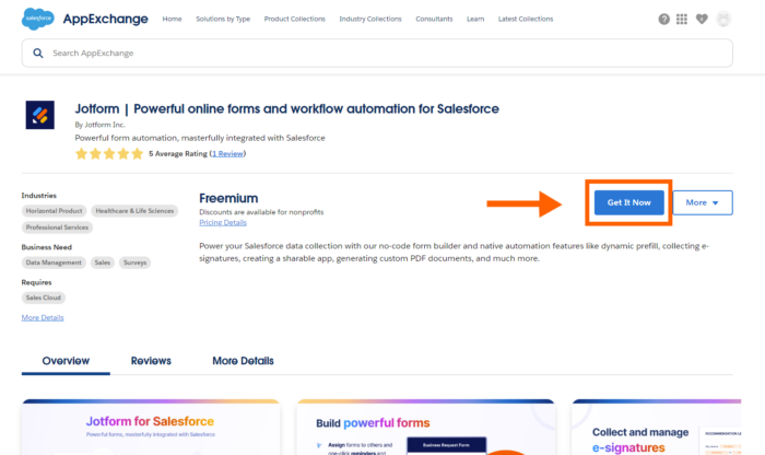 Announcing Jotform Enterprise is on the Salesforce AppExchange | The Jotform Blog