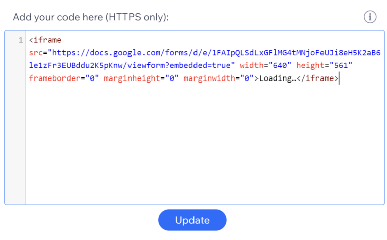 How to embed Google Forms in Wix | The Jotform Blog